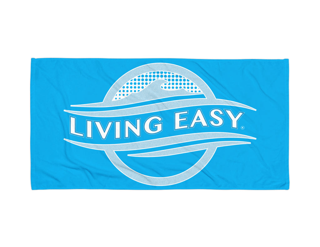 Living Easy Logo Beach Towel | Official Living Easy® Brand