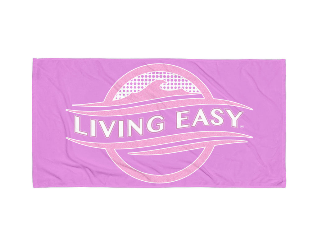 Living Easy Logo Beach Towel | Official Living Easy® Brand